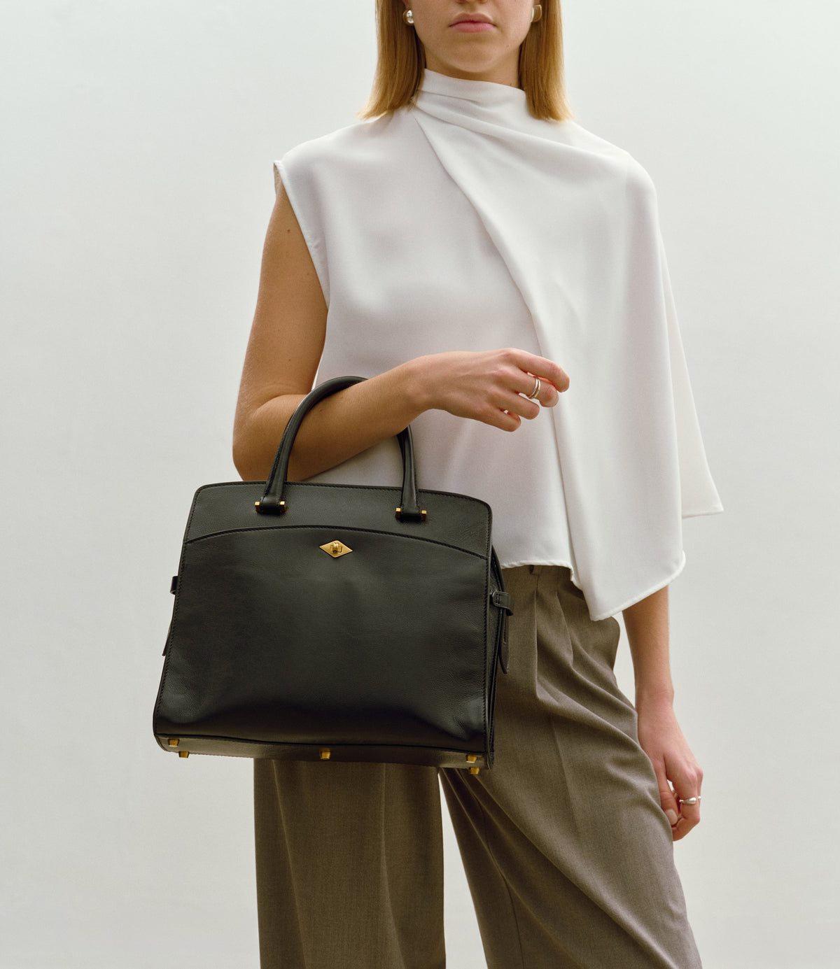 Métier Private Eye Slim Handmade Italian Glossy Calfskin Leather ...