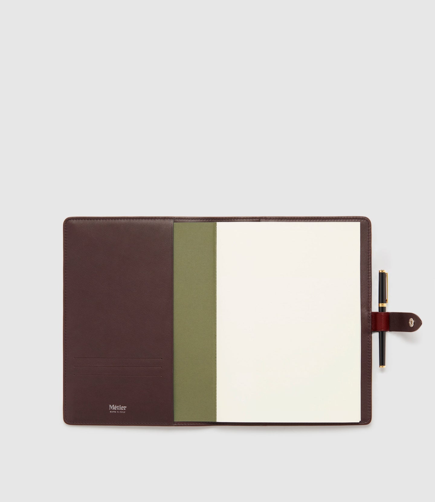 Métier 11" Notebook Cover Red Leather – Métier US
